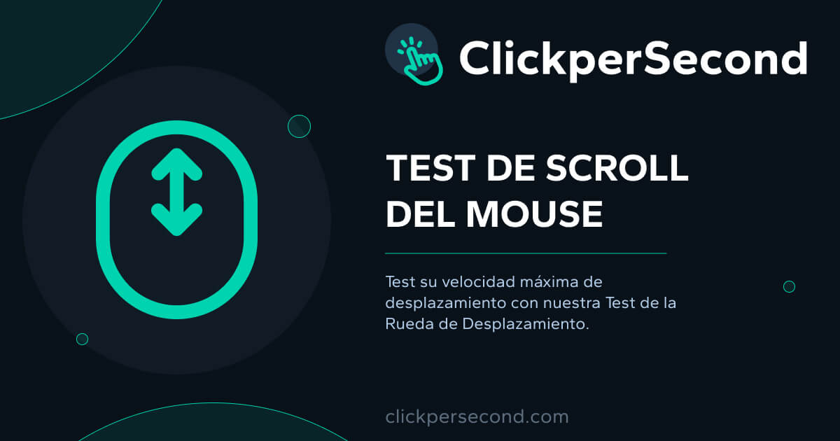 Test de Scroll del Mouse: Test de la Rueda de Desplazamiento