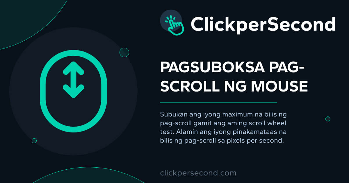 Pagsuboksa Pag-scroll ng Mouse